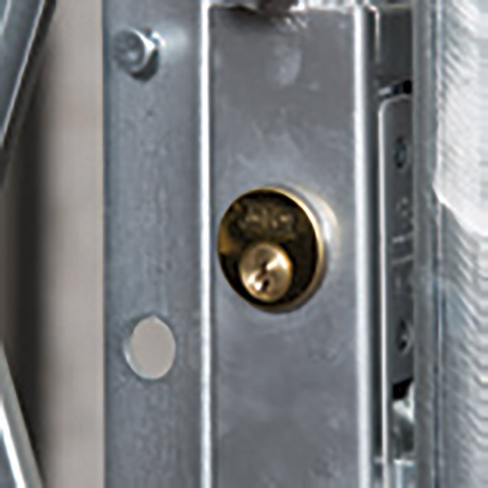 IEP Cylinder Lock for Folding Security Gates and Doors (Stainless Steel ...